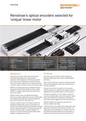 Case study: Renishaw’s optical encoders selected for ‘unique’ linear motor