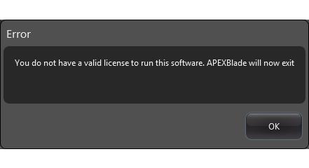 Application fails to launch