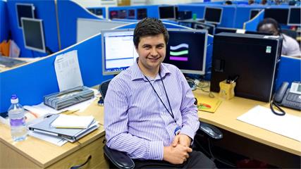 Renishaw Software Engineer and 1st Class Honours student Sam Beard