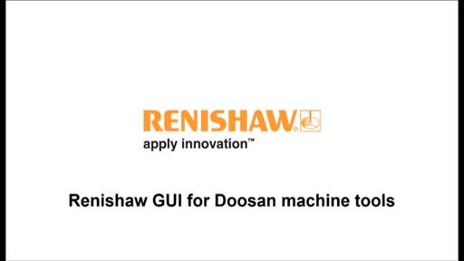 Renishaw GUI for Doosan machine tools