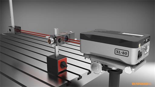 Aligning an XL-80 interferometer for linear measurement