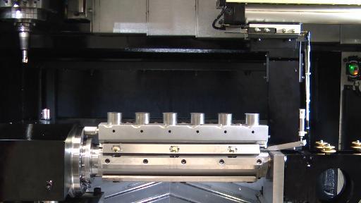 Part loading and setting on RAMTIC machining centre